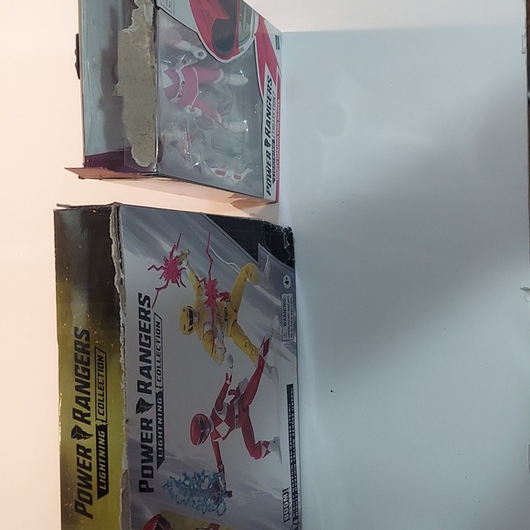 Hasbro | Toys | Power Ranger Lighting Collection Red And Yellow Rangers ...